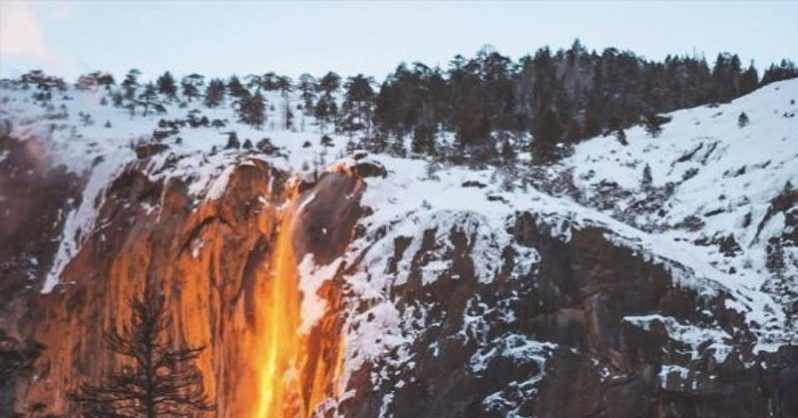 Catch the stunning “Firefall” phenomenon at Yosemite this February