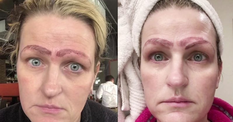 Botched Microblading Procedure Leaves Woman with Four Eyebrows
