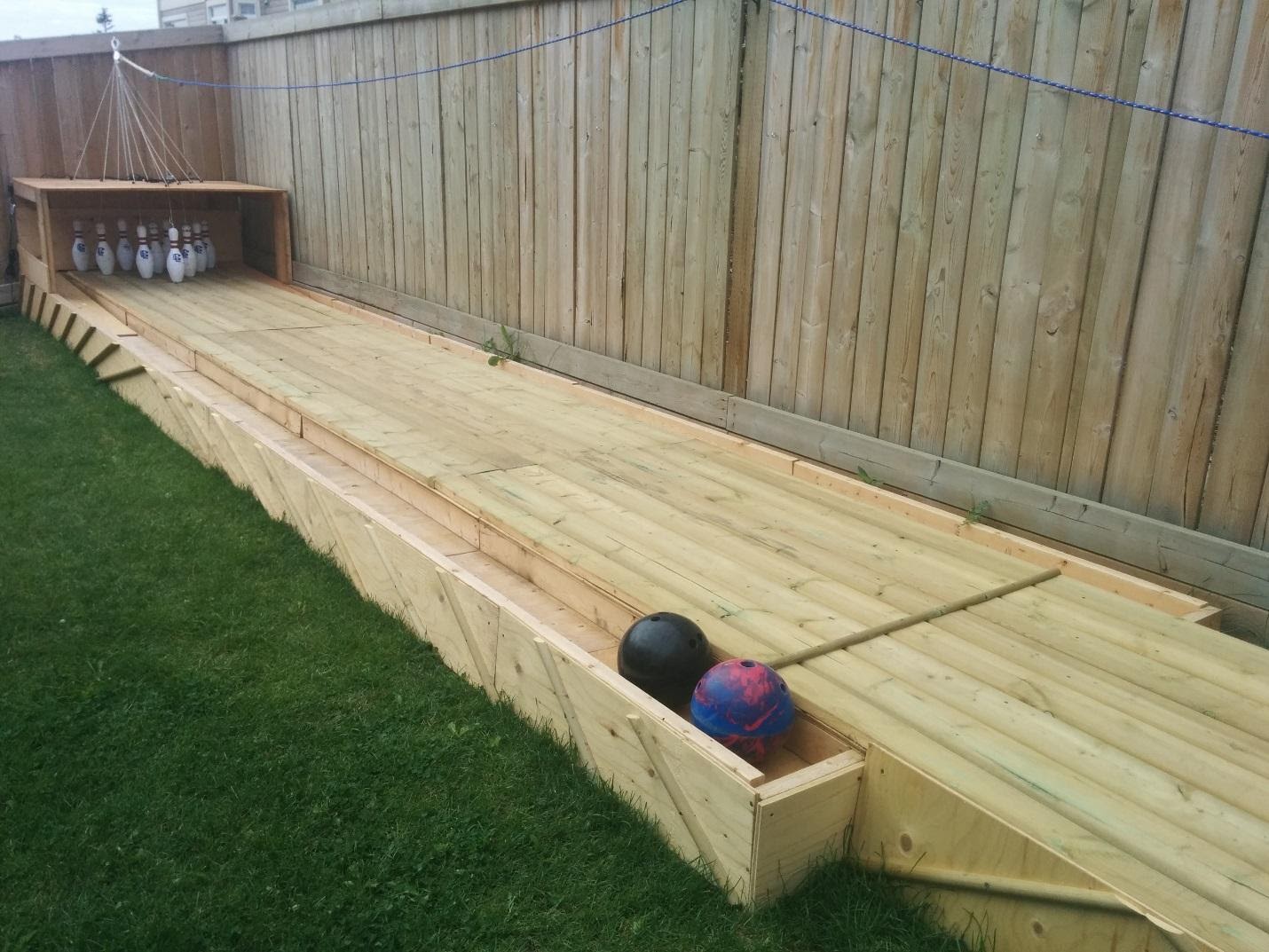 Backyard Bowling Alley - How To Build Your Own Backyard Bowling Alley