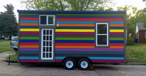 Would You Live in One of These Candy Colored Tiny Homes?