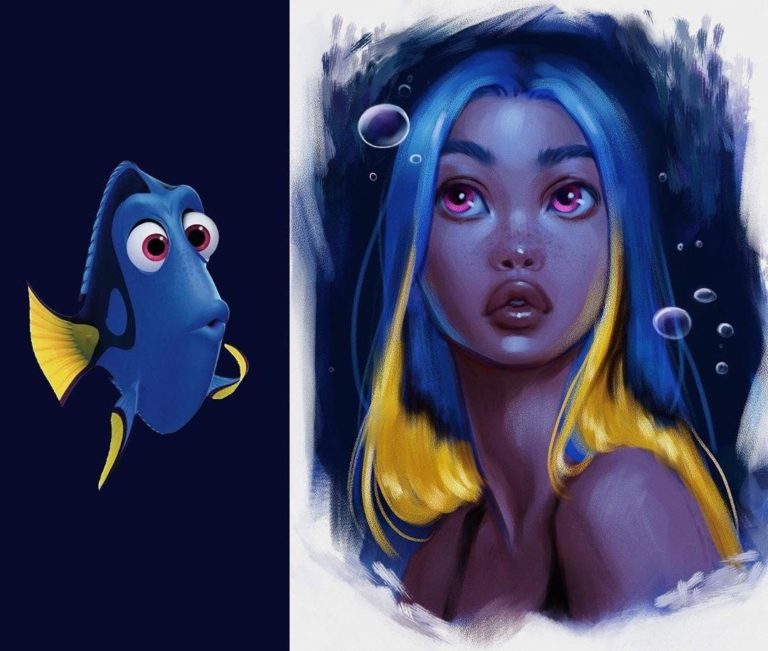 This Artist Transforms Disney Animals Into Humans Better Than a Fairy ...