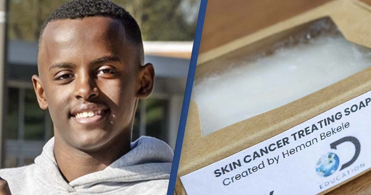 14-Year-Old Invents Soap To Treat Skin Cancer - Wins Top Science Prize ...