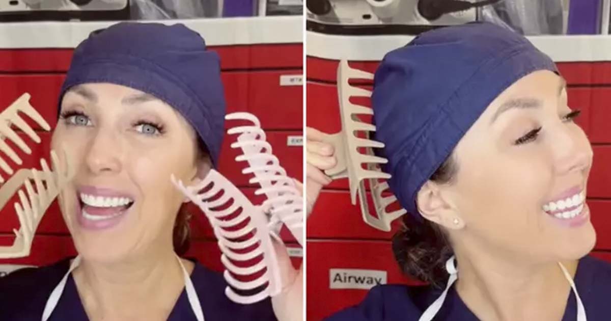 Doctors Issues Warning Over Wearing Claw Clips