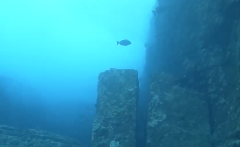 Diver Visits Japan’s Underwater ‘Pyramid,’ The Yonaguni Monument; A ...