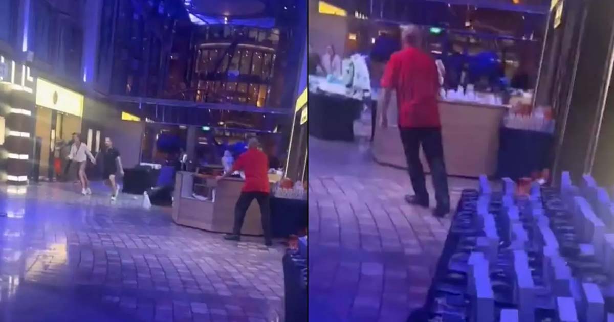 Footage Highlights The Chaos on Cruise Ship as it ‘Tilts 45 Degrees’ in ...