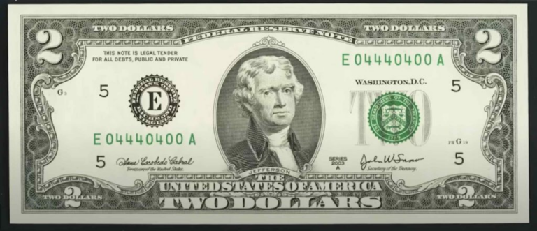 If You Have a $2 Bill It Could Be Worth Thousands