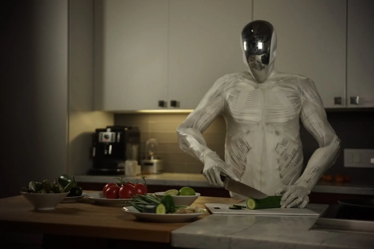 Lifelike Humanoid Robot with Muscles and Bones Awakens for the First Time