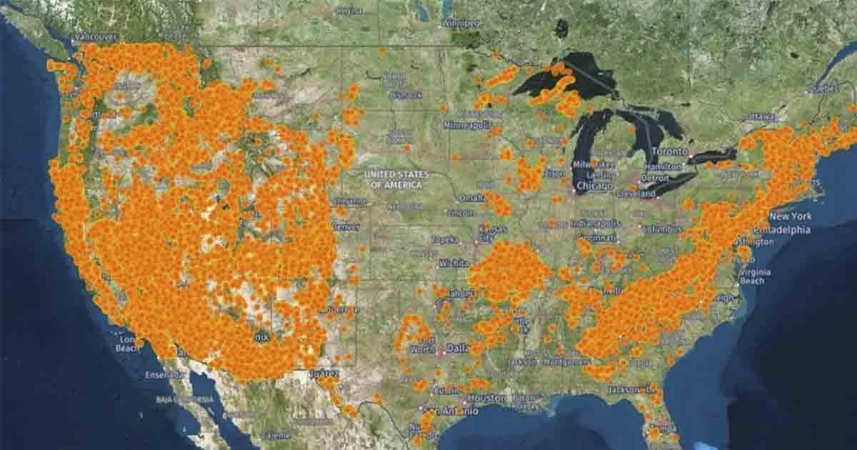 Map Reveals US Nuclear Fallout Shelter Locations