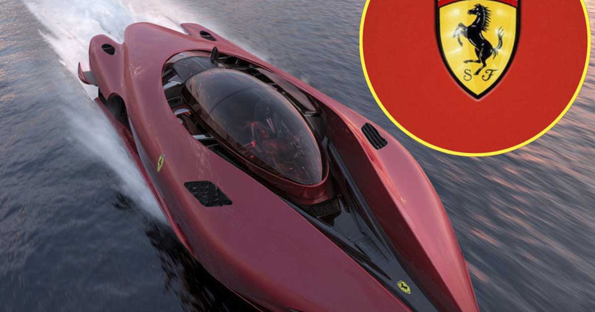 Ferrari Unveils Futuristic 100-Foot Foiling Yacht for Ocean Racing